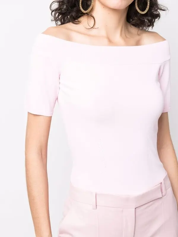 Alexander McQueen Cold-shoulder Knit Top