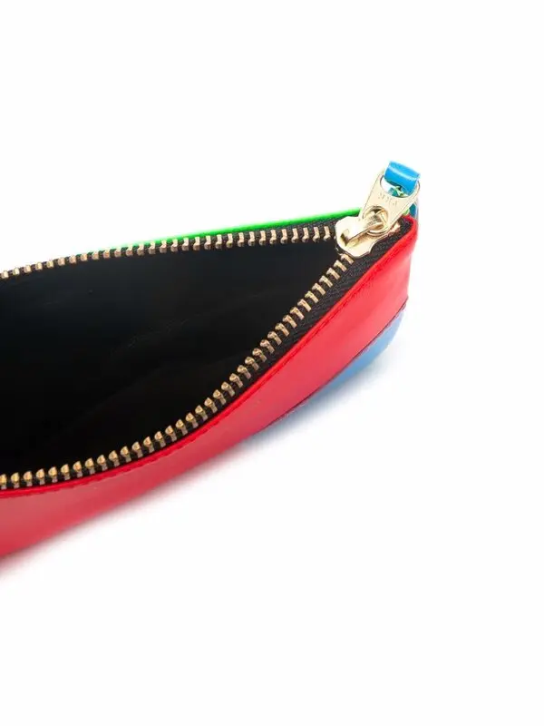 Comme Des Garçons Super Fluo Goatskin Wallet - Green