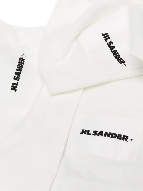 JIL SANDER Logo-patch T-shirt - White