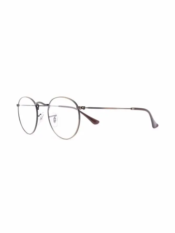 Ray-ban Round-frame Glasses - Brown