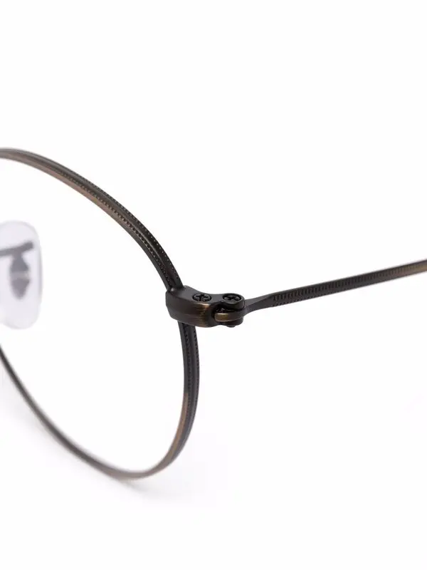 Ray-ban Round-frame Glasses - Brown