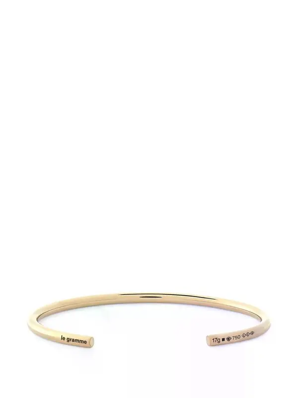 Le Gramme 18kt Yellow 17 Grams Bangle Bracelet - Gold