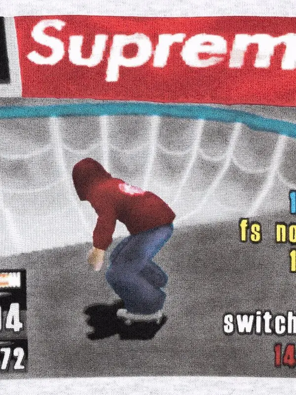 Supreme X Thrasher Graphic-print Hoodie