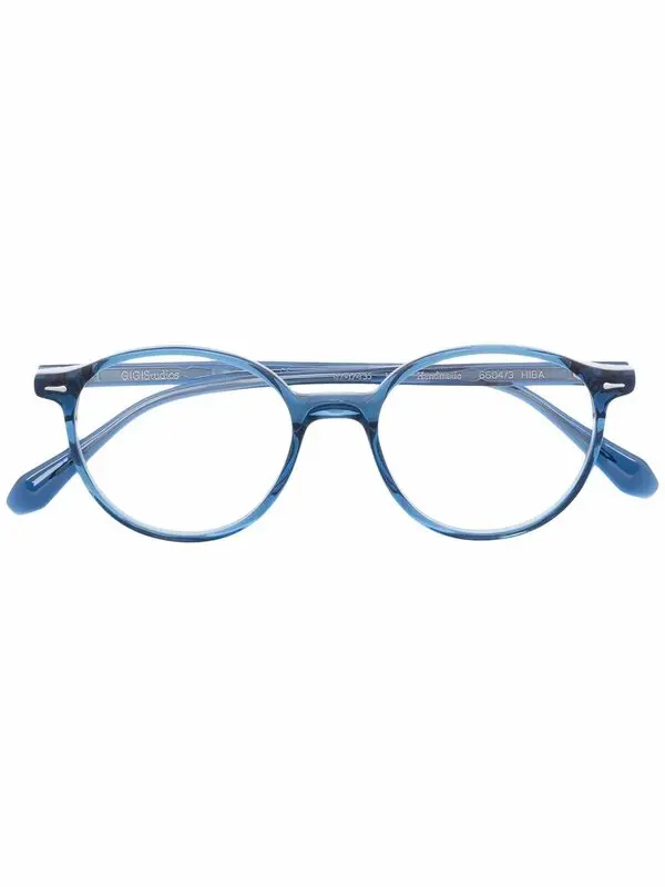 GIGI STUDIOS Round-frame Eyeglasses - Blue
