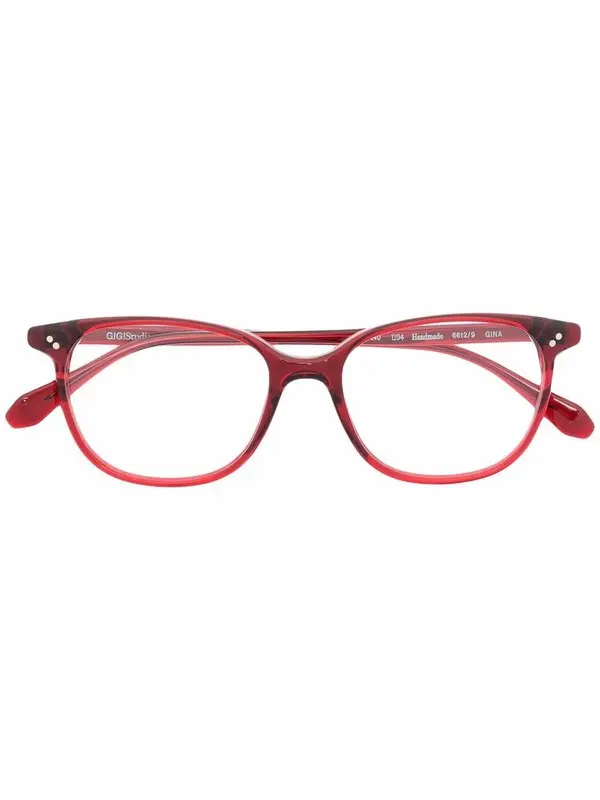 GIGI STUDIOS Square-frame Glasses - Red