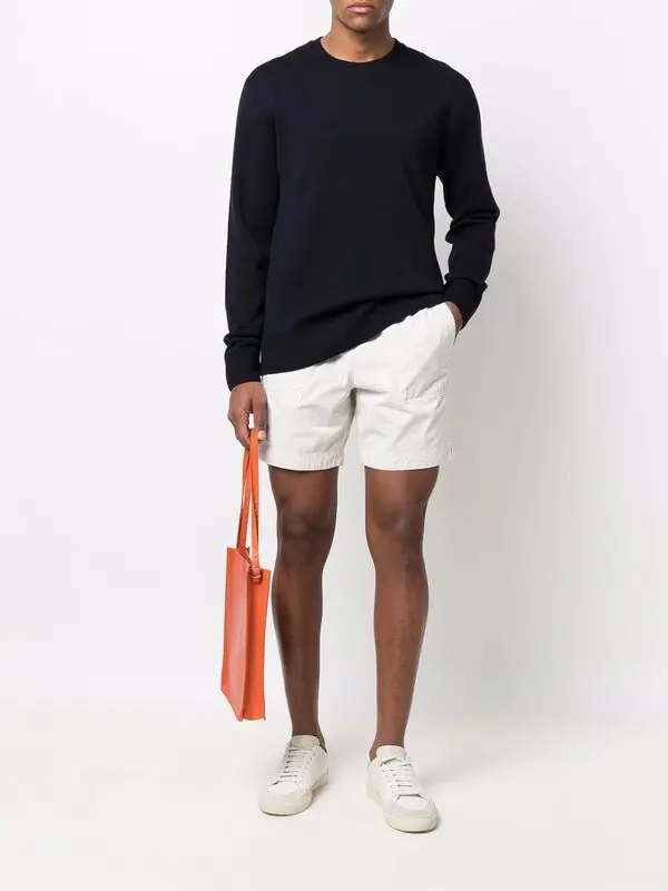 Orlebar Brown Crew Neck Knitted Jumper - Blue