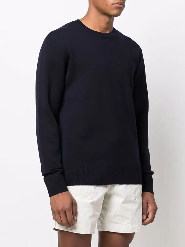 Orlebar Brown Crew Neck Knitted Jumper - Blue