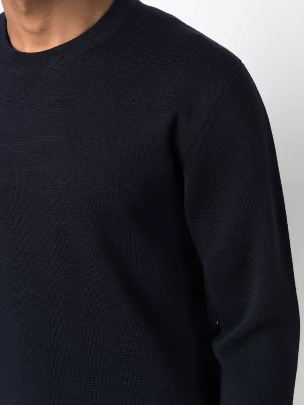 Orlebar Brown Crew Neck Knitted Jumper - Blue