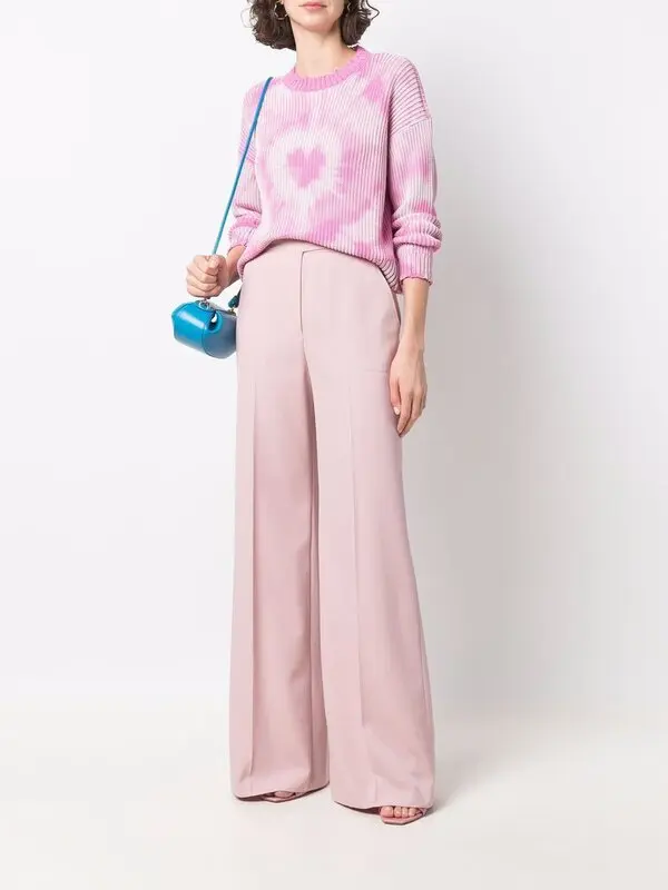 Red Valentino Side-buckle Flared Trousers