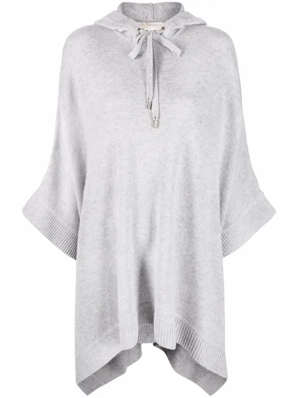 Michael Kors Fine-knit Hooded Cape