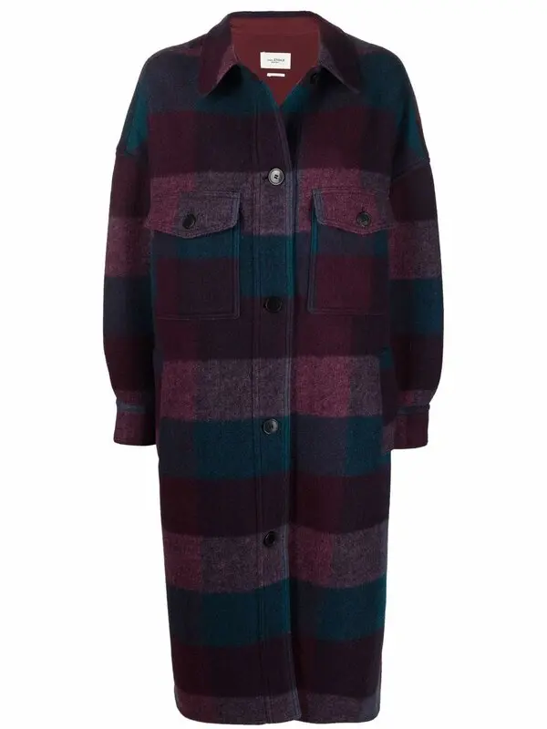 Isabel Marant Fontizi Check-pattern Coat