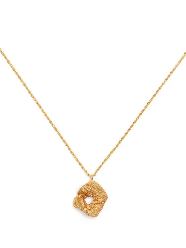 LOVENESS LEE Alphabet Pendant Necklace - Gold