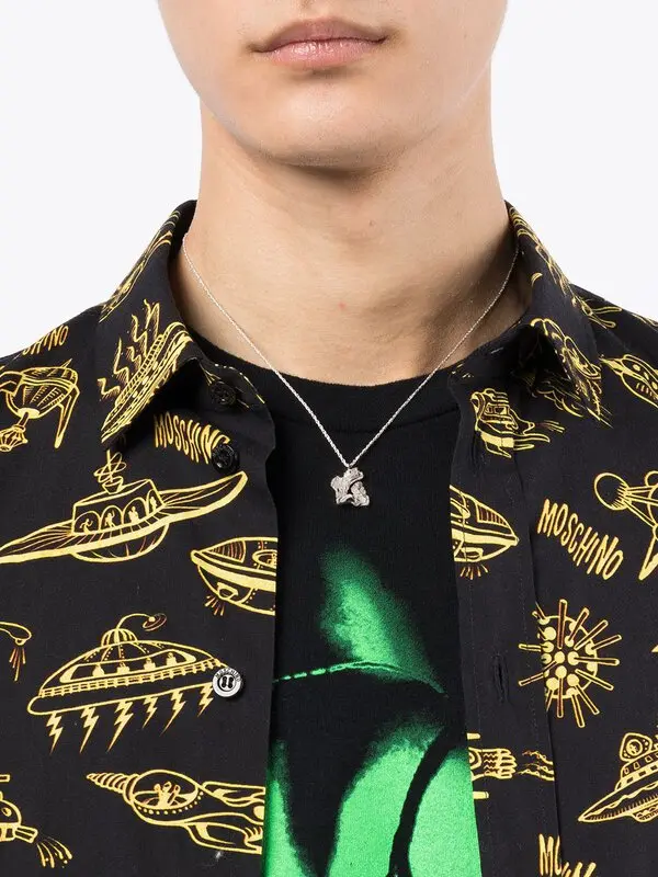 LOVENESS LEE Alphabet Pendant Necklace - Silver