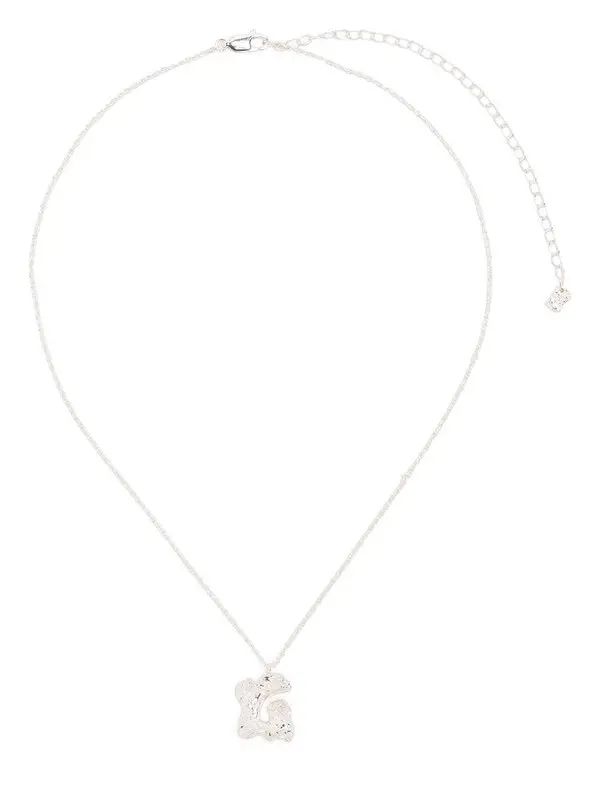 LOVENESS LEE Alphabet Pendant Necklace - Silver