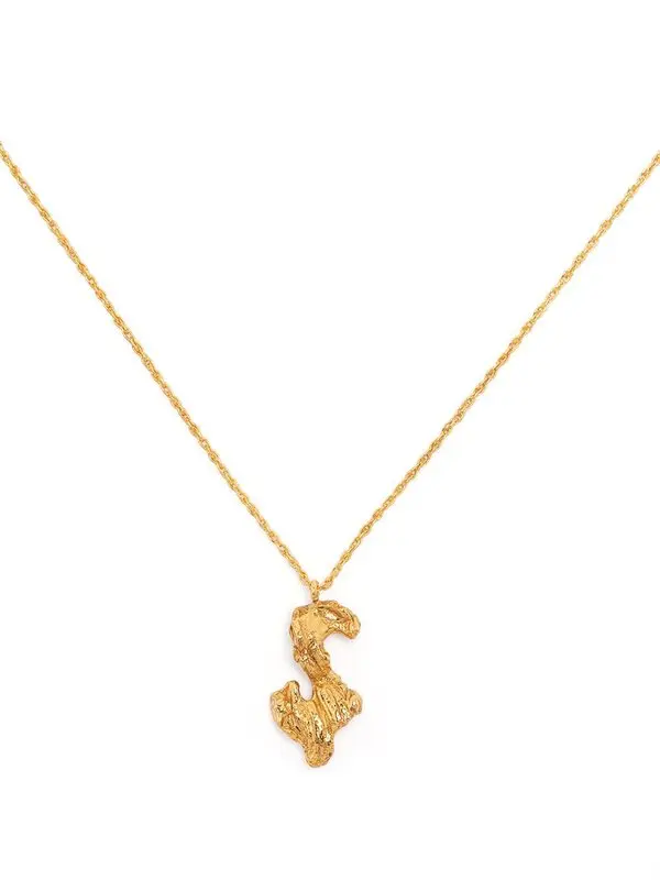 LOVENESS LEE S Alphabet Pendant Necklace - Gold