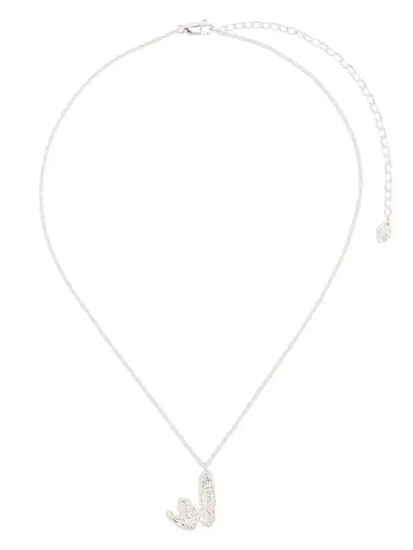 LOVENESS LEE W Alphabet Pendant Necklace - Silver