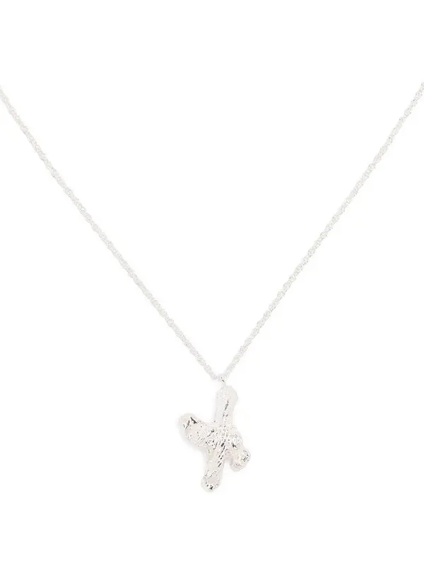 LOVENESS LEE Alphabet X Pendant Necklace - Silver