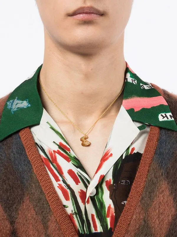LOVENESS LEE E Alphabet Pendant Necklace