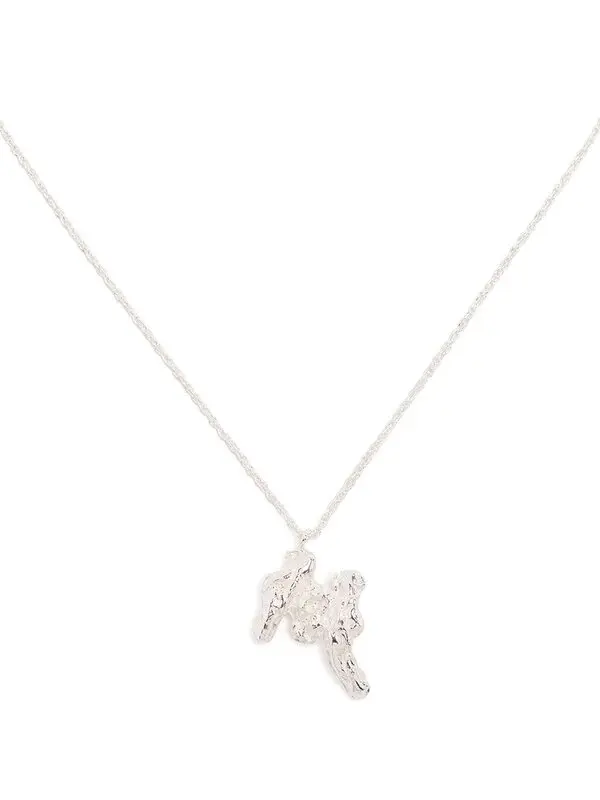 LOVENESS LEE M Alphabet Pendant Necklace - Silver
