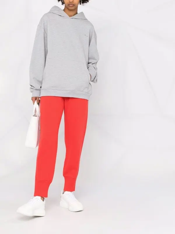Alberta Ferretti Ribbed Knit Track Pants