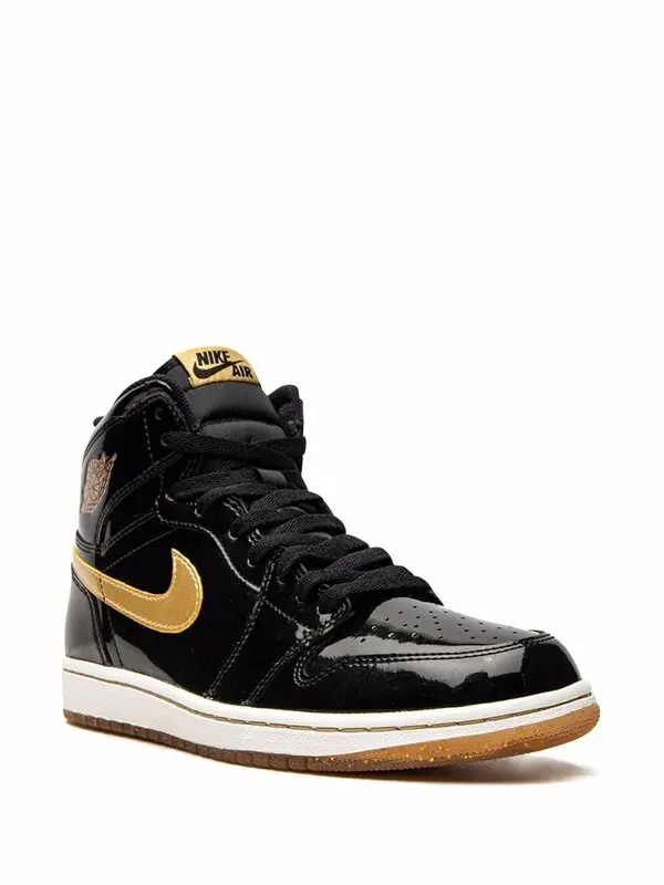 JORDAN Air 1 Retro High Og Sneakers - Black