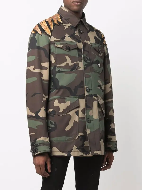 Philipp Plein Camouflage Jacket