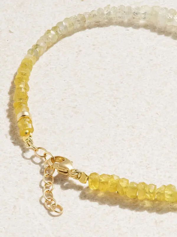 Jia Jia Gold Sapphire Bracelet - Yellow
