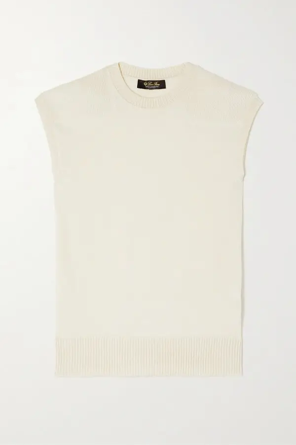Loro Piana Cashmere Vest - Cream