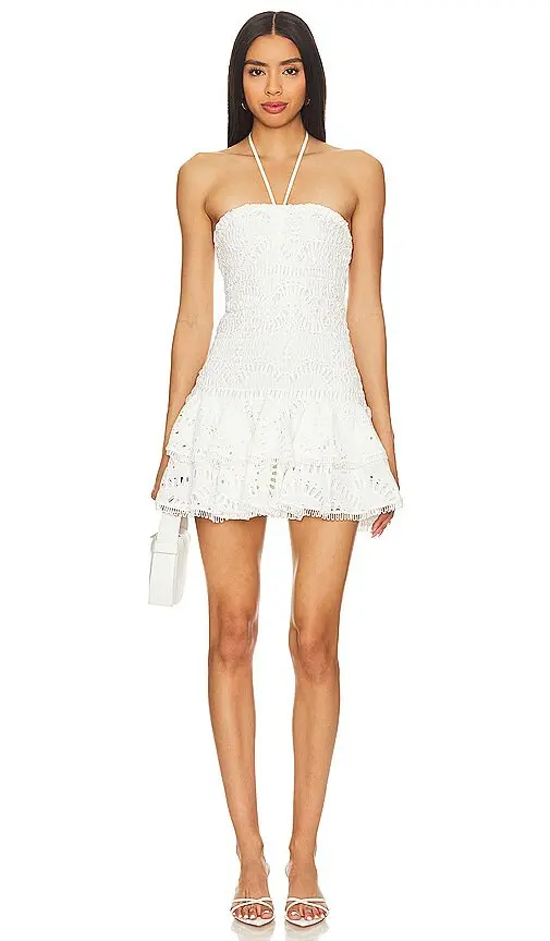Charo Ruiz Ibiza Megan Mini Dress In White - 54% Off | Editorialist