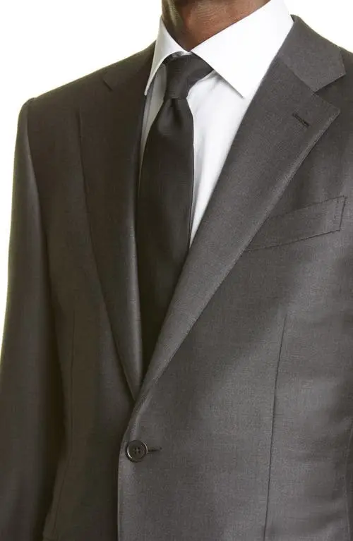 Zegna Classic Fit Grey Wool Suit