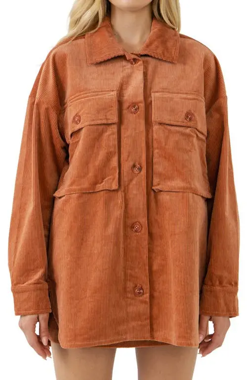 GREY LAB Corduroy Oversized Jacket