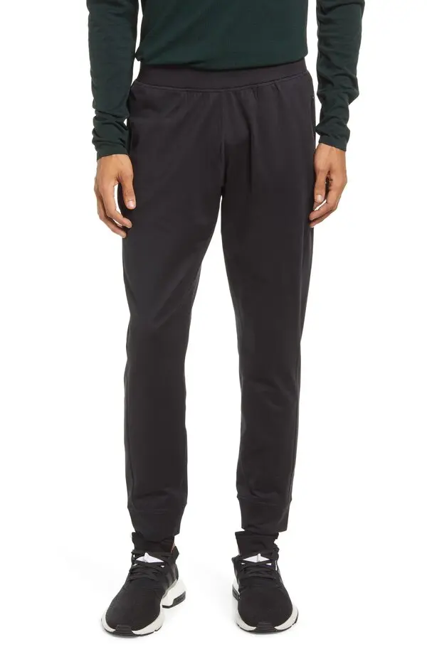 Zella Cozy Active Fleece Joggers - Black