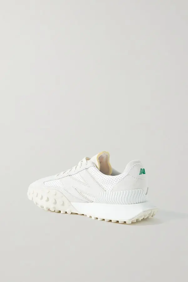 NEW BALANCE Casablanca Xc-72 Perforated Leather And Suede Sneakers