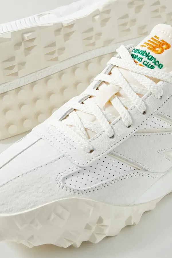 NEW BALANCE Casablanca Xc-72 Perforated Leather And Suede Sneakers