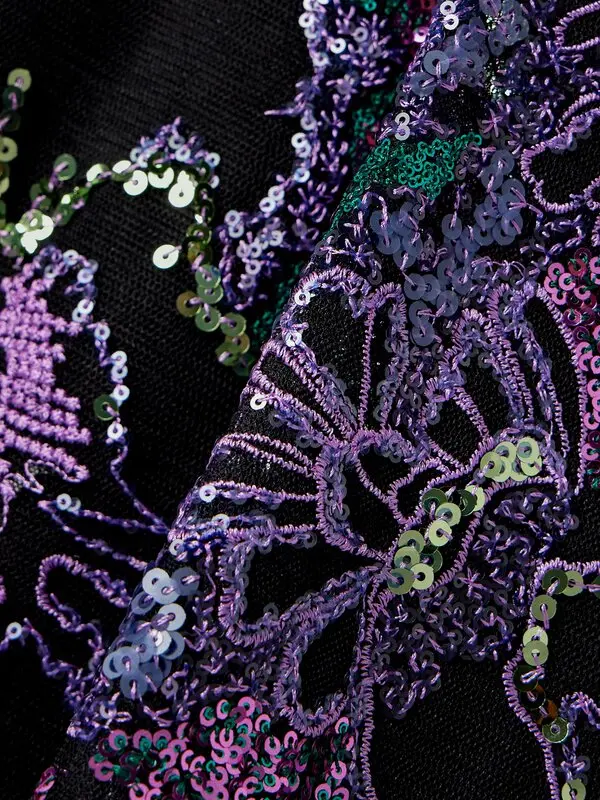 Elie Saab Embellished Tulle Gown