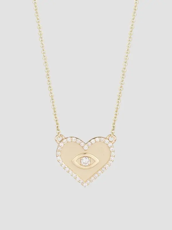 SYDNEY EVAN 14k & Diamond Heart Necklace - Gold