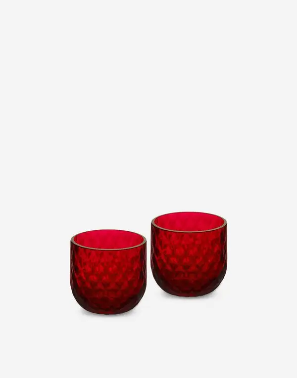 Dolce & Gabbana Set 2 Hand-blown Murano Shot Glasses - Multicolor