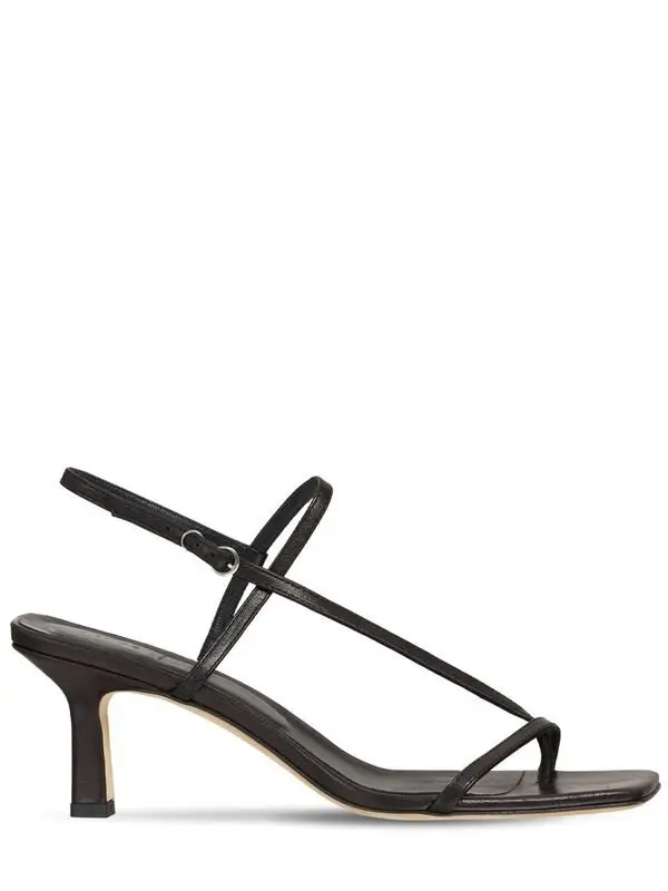 AeydĒ 65mm Elise Leather Thong Sandals