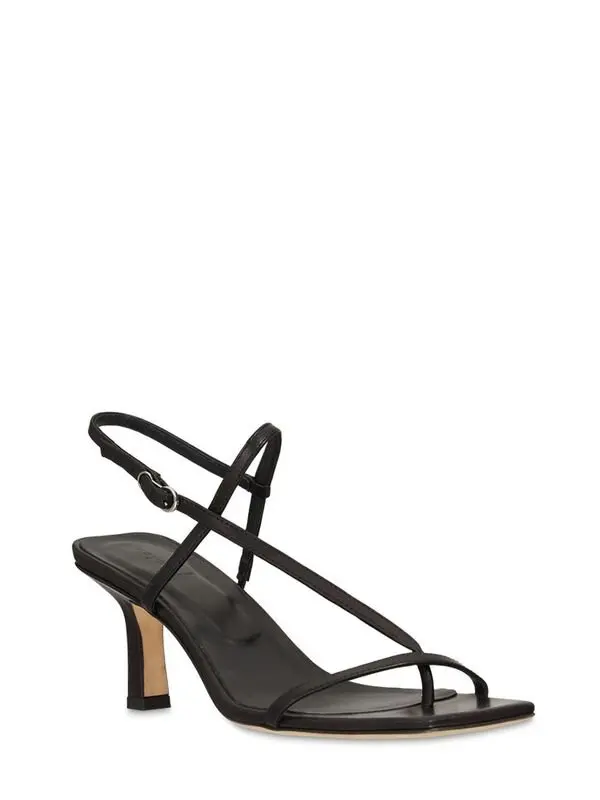 AeydĒ 65mm Elise Leather Thong Sandals
