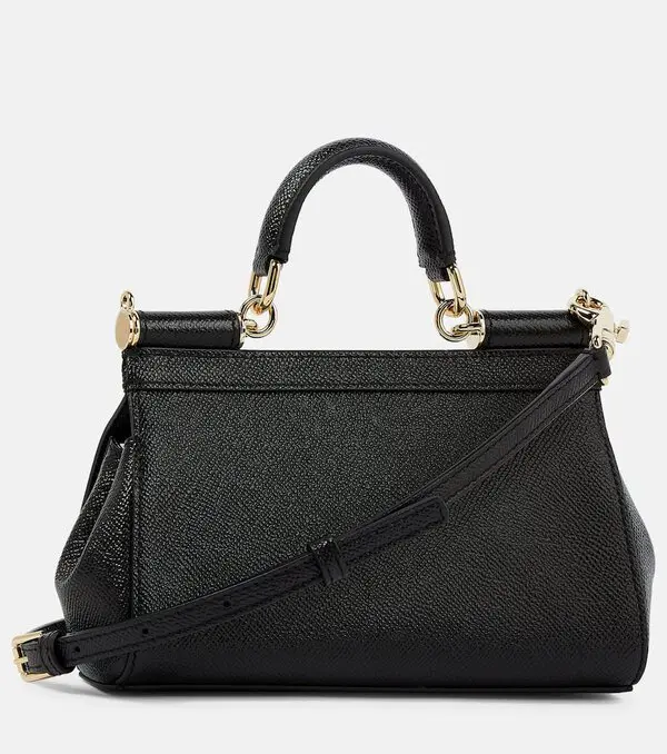 Dolce & Gabbana Sicily Mini Leather Crossbody Bag