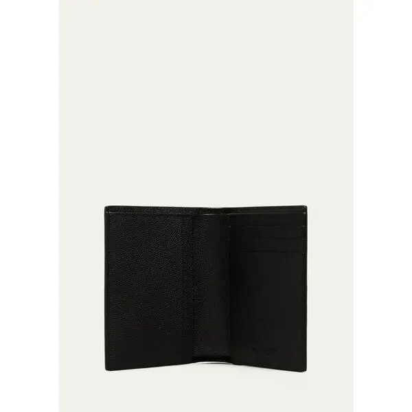 Saint Laurent Pebbled Leather Wallet