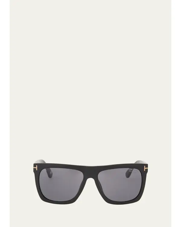 TOM FORD Morgan Acetate Square Sunglasses - Black