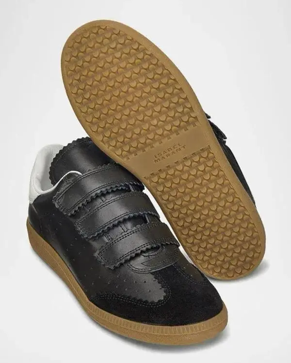 Isabel Marant Étoile Beth Grip-strap Sneakers - Black