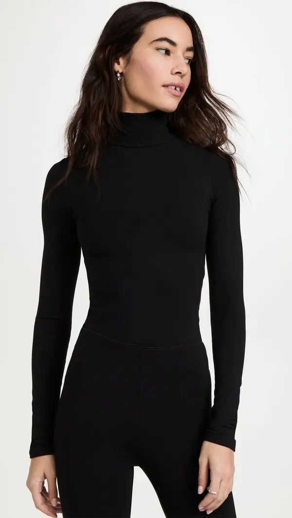 Sprwmn Long Sleeve Turtleneck Top