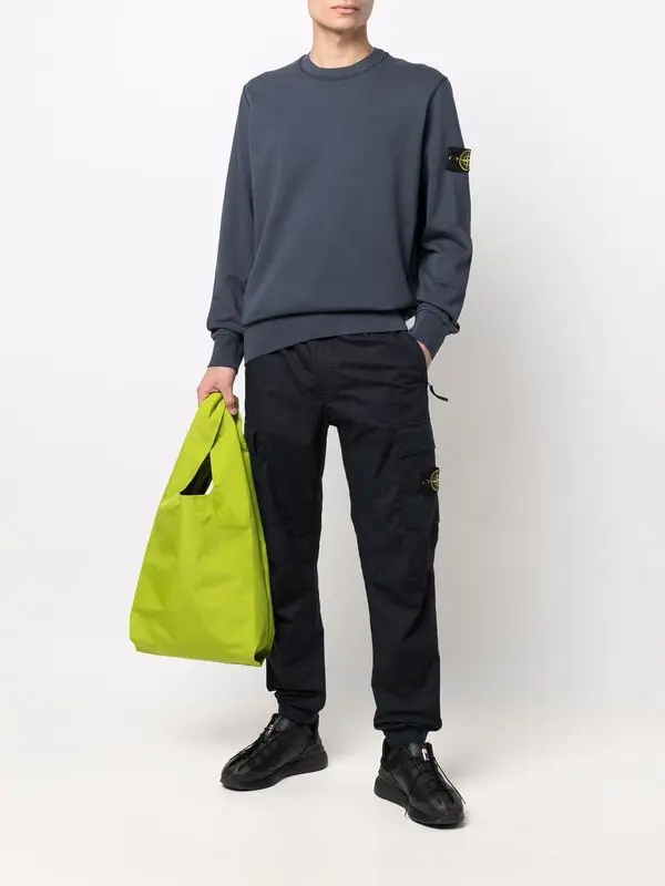 Stone Island Compa-patch Crew-neck Weathirt