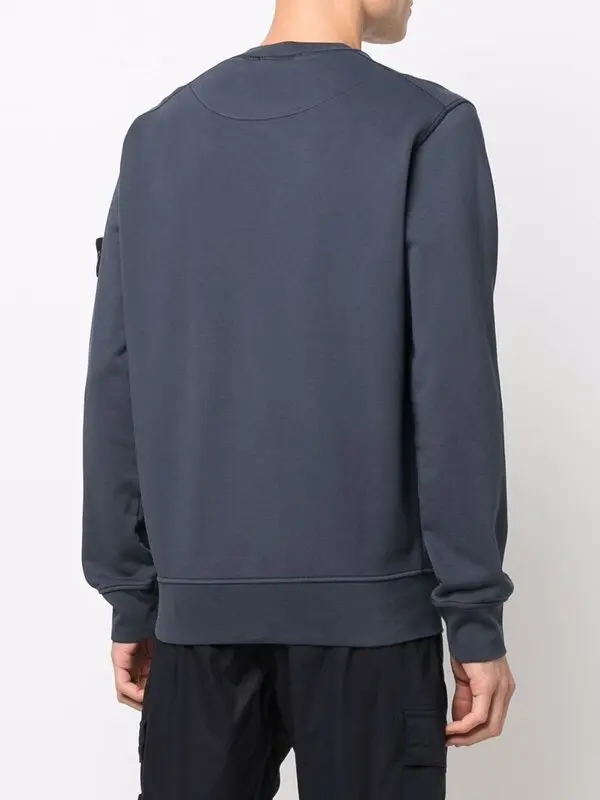 Stone Island Compa-patch Crew-neck Weathirt