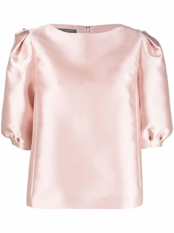 Alberta Ferretti Puff-sleeve Blouse
