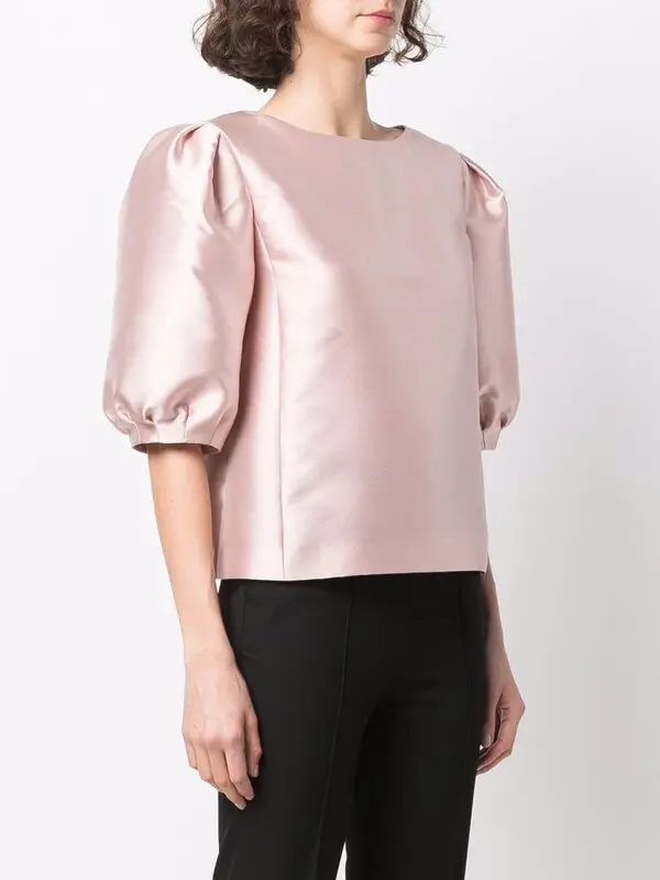 Alberta Ferretti Puff-sleeve Blouse