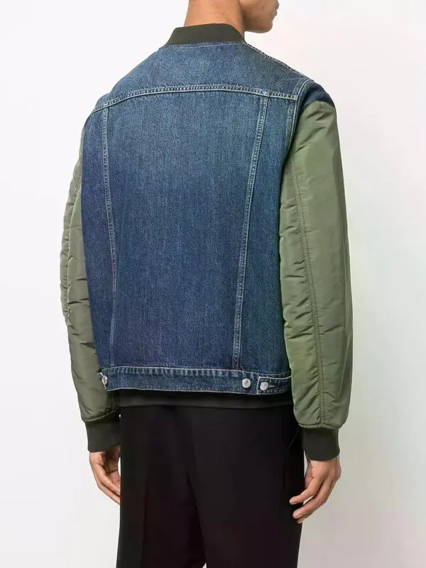 Alexander McQueen Panelled Bomber Jacket