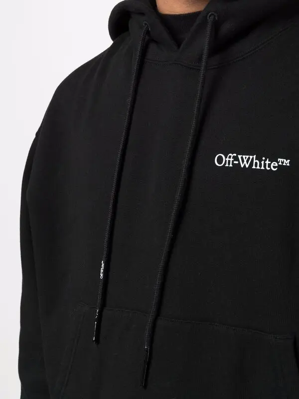 Off-White Caravaggio Crowning Print Hoodie - Black
